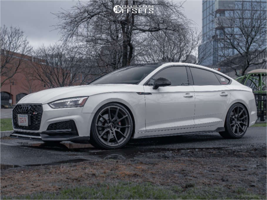 2018 Audi S5 Sportback with 20x10.5 35 Niche Kanan and 275/30R20 Lexani Lx-twenty and Lowering ...