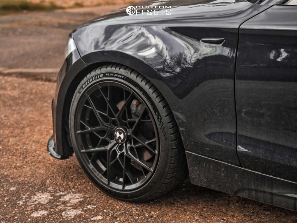 2013 BMW 128i with 18x8 34 Romac Vortex and 225/40R18 Michelin Pilot ...