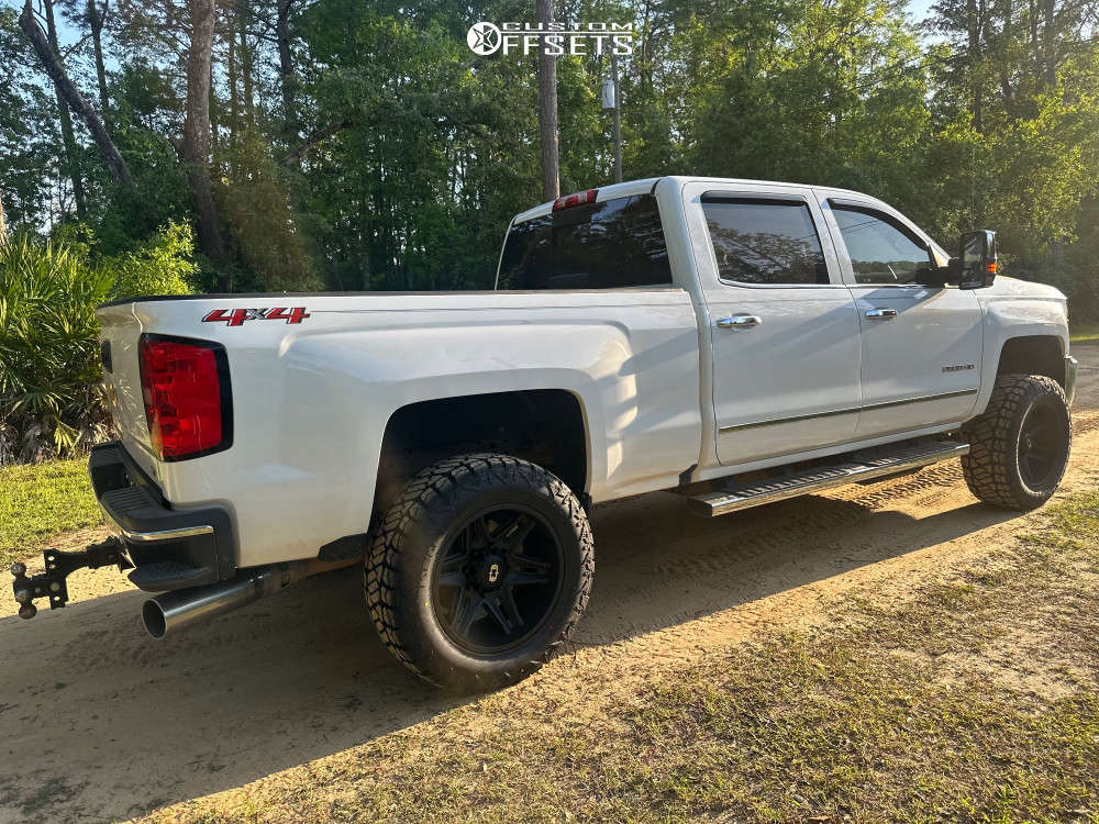 2019 Chevrolet Silverado 2500 HD with 20x10 -25 Vision Razor and 35/12 ...