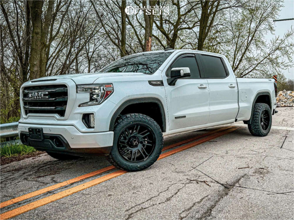 2021 GMC Sierra 1500 with 20x10 -25 ARKON OFF-ROAD Davinci and 33/12 ...