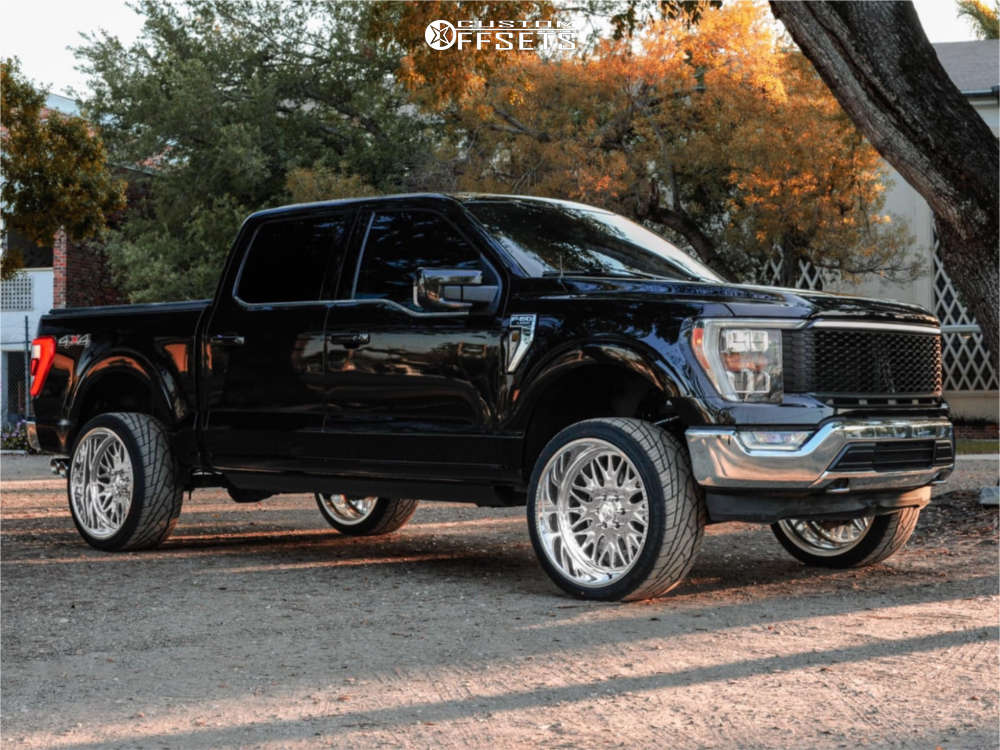 2023 Ford F-150 with 24x12 -40 American Force Locus Ss and 305/35R24 ...