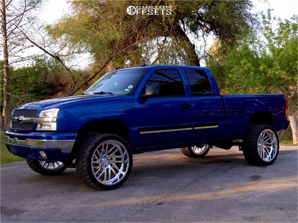 2004 Chevrolet Silverado 1500 with 24x12 -57 Stealth Forged Strike and ...