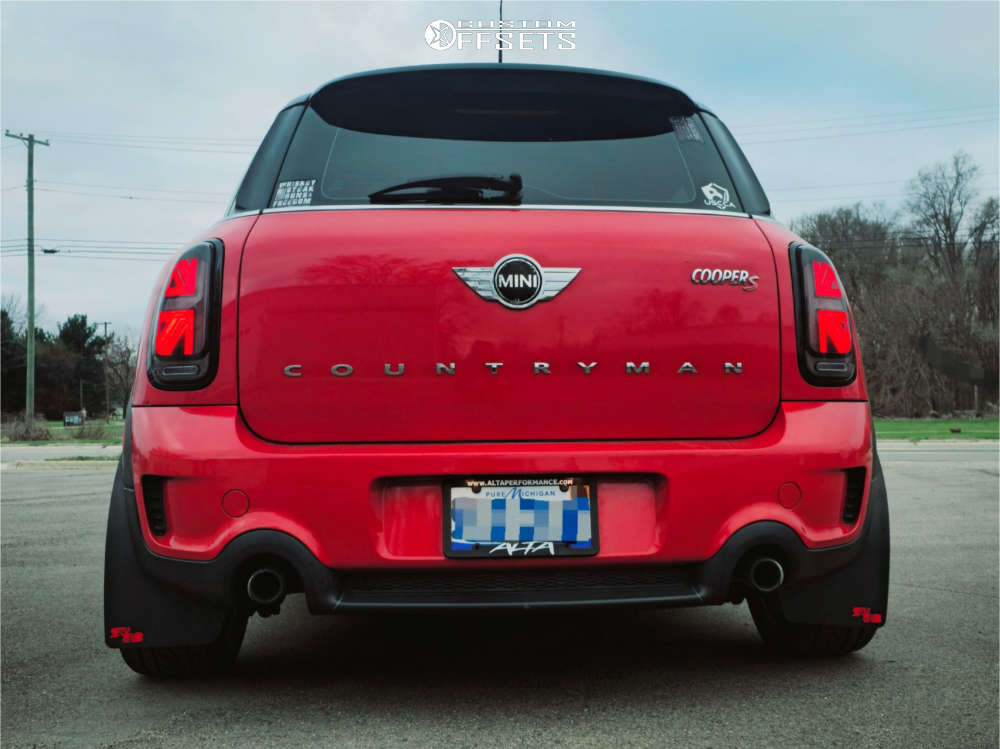 2013 Mini Cooper Countryman with 19x8.5 35 Rotiform Kb1 and 225/40R19 ...