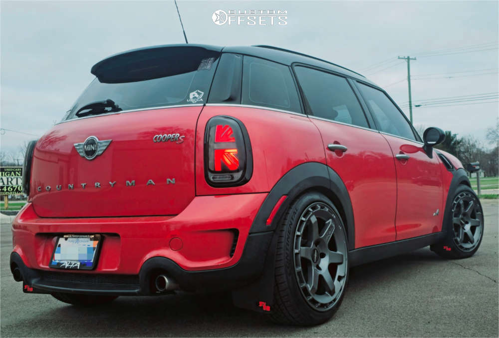 2013 Mini Cooper Countryman with 19x8.5 35 Rotiform Kb1 and 225/40R19 ...