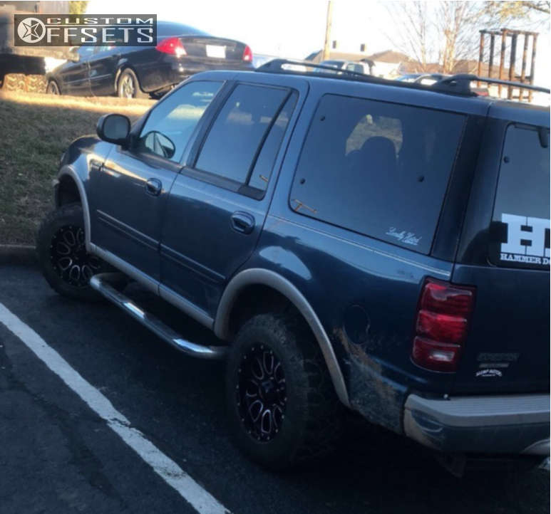 1998 Ford Expedition with 17x9 18 Helo He879 and 285/70R17 Fierce ...
