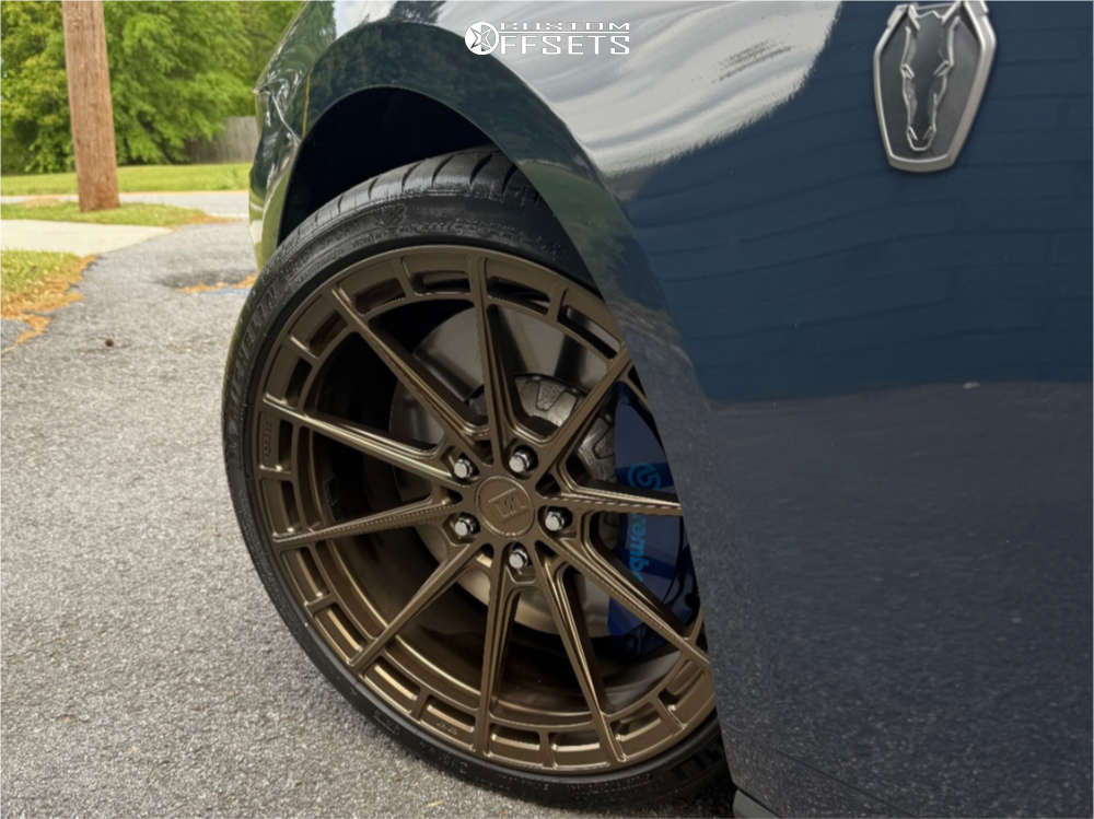 2024 Ford Mustang with 20x10 30 Variant Aure and 285/30R20 Michelin ...