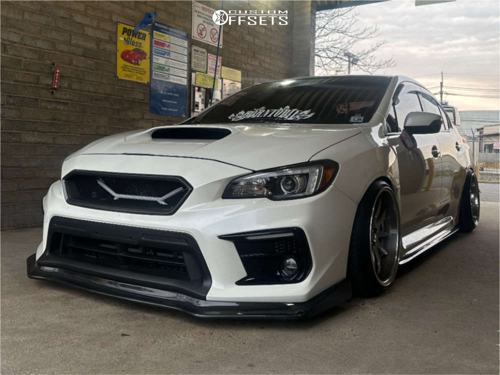 2020 Subaru WRX STI with 18x10.5 15 Aodhan Ds02 and 225/40R18 ...