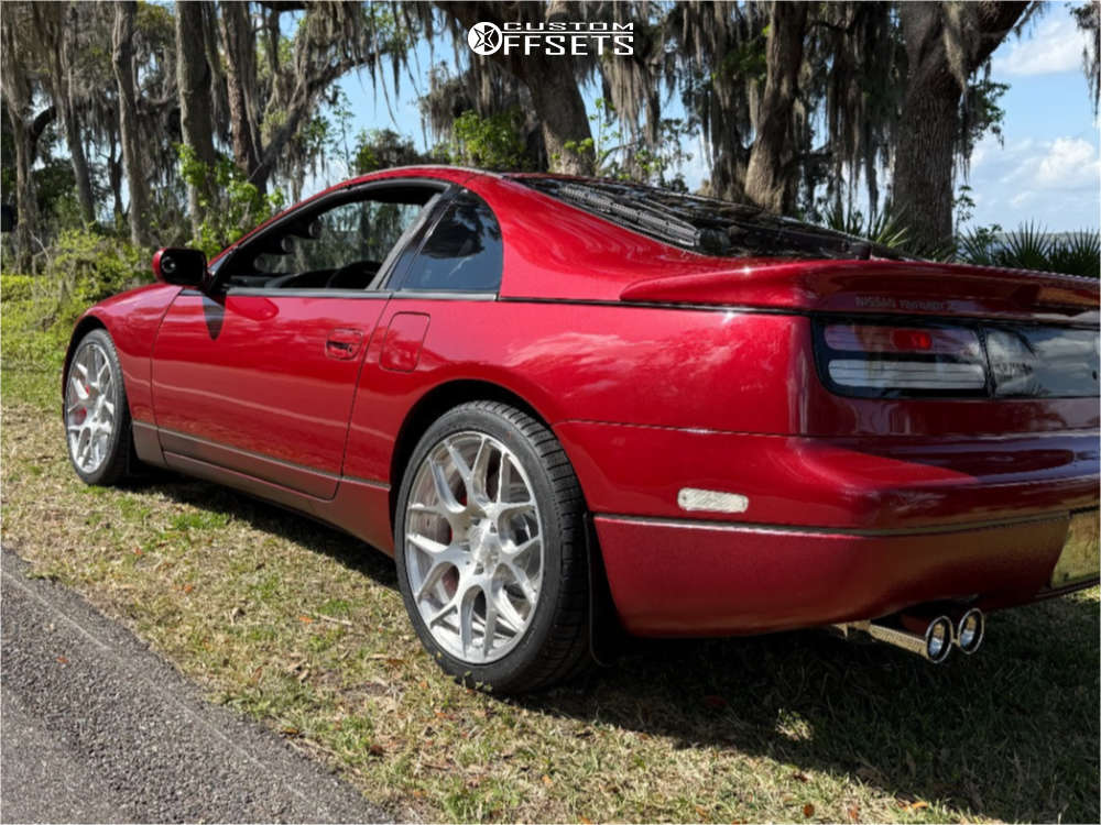 1991 Nissan 300ZX with 18x8.5 35 MRR Fs01 and 245/35R18 Falken Azenis ...