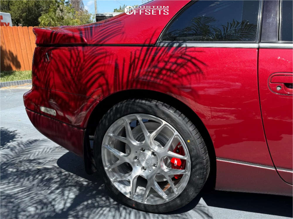 1991 Nissan 300ZX with 18x8.5 35 MRR Fs01 and 245/35R18 Falken Azenis ...
