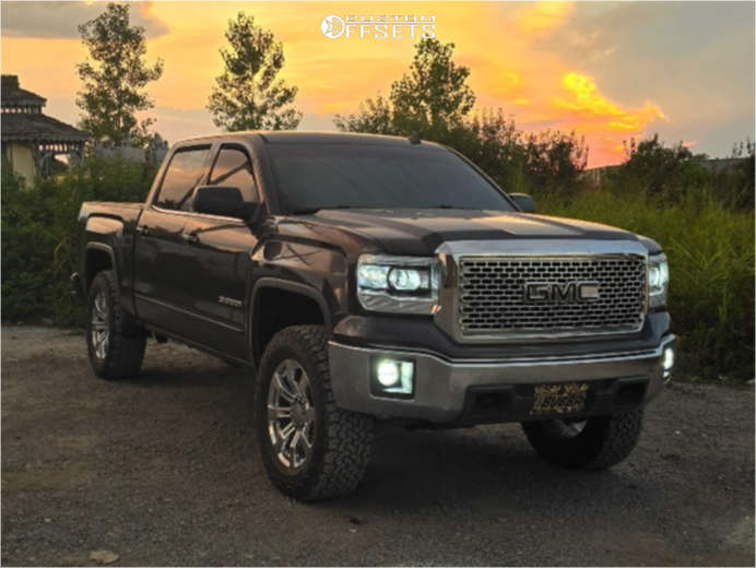2014 GMC Sierra 1500 with 20x8.5 31 4Play OE Wheels Ca82 and 295/65R20 ...