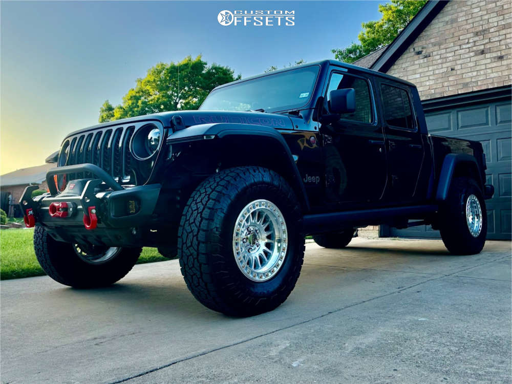 2020 Jeep Gladiator with 17x8.5 -10 KMC Km552 and 35/11.5R17 Toyo Tires ...