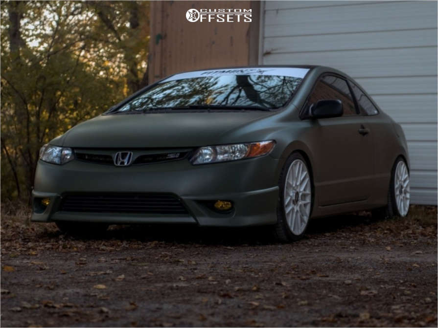 2008 Honda Civic with 18x8.5 35 Rotiform Rse and 225/40R18 Toyo Tires ...
