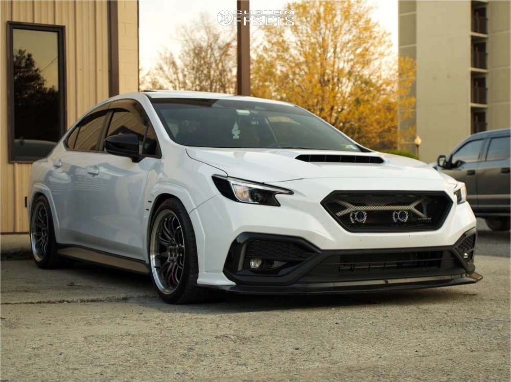 2024 Subaru WRX with 18x9.5 38 Work Zr10 and 265/35R18 Continental ...