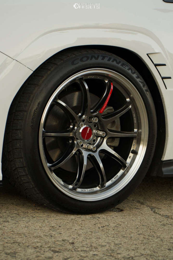 2024 Subaru WRX with 18x9.5 38 Work Zr10 and 265/35R18 Continental ...