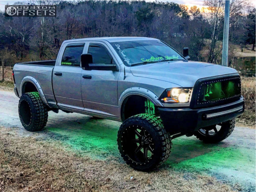 2012 Dodge Ram 2500 with 24x14 -76 Xtreme Mudder Xm-304 and 37/13.5R24 Gladiator Xcomp Mt and ...