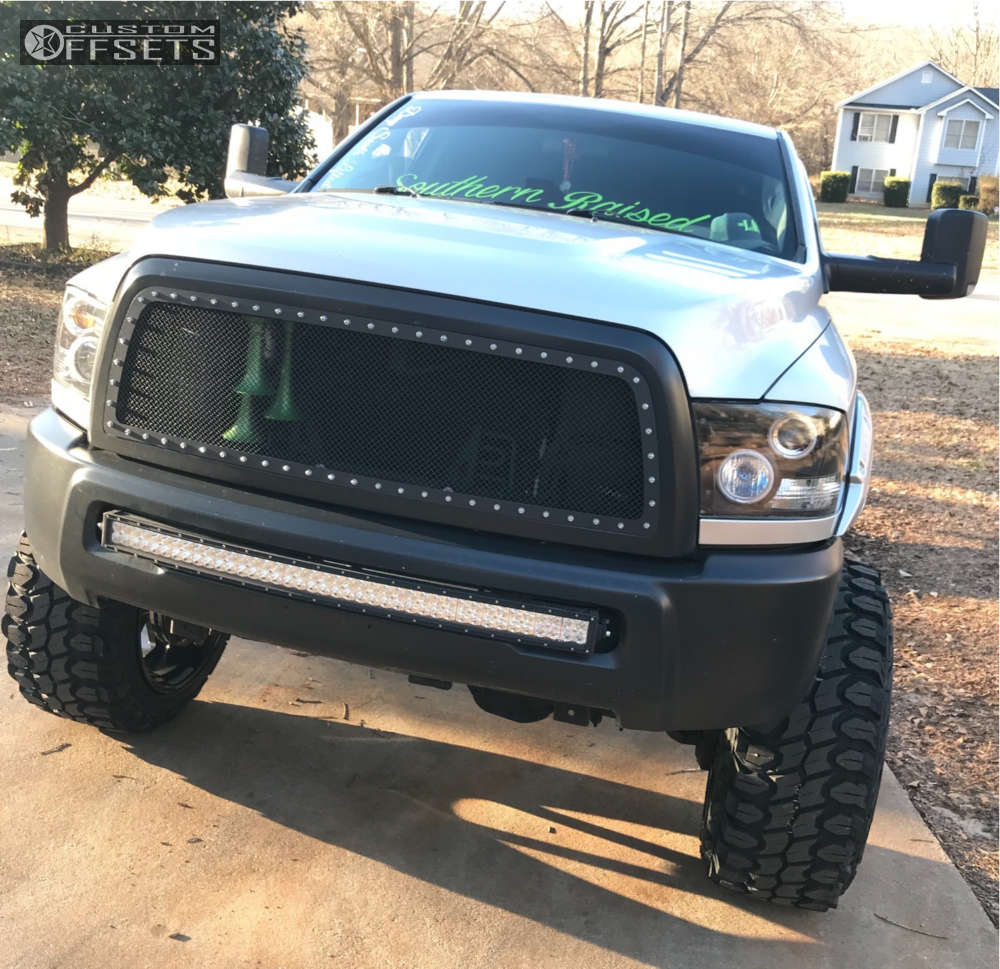 2012 Dodge Ram 2500 with 24x14 -76 Xtreme Mudder Xm-304 and 37/13.5R24 Gladiator Xcomp Mt and ...