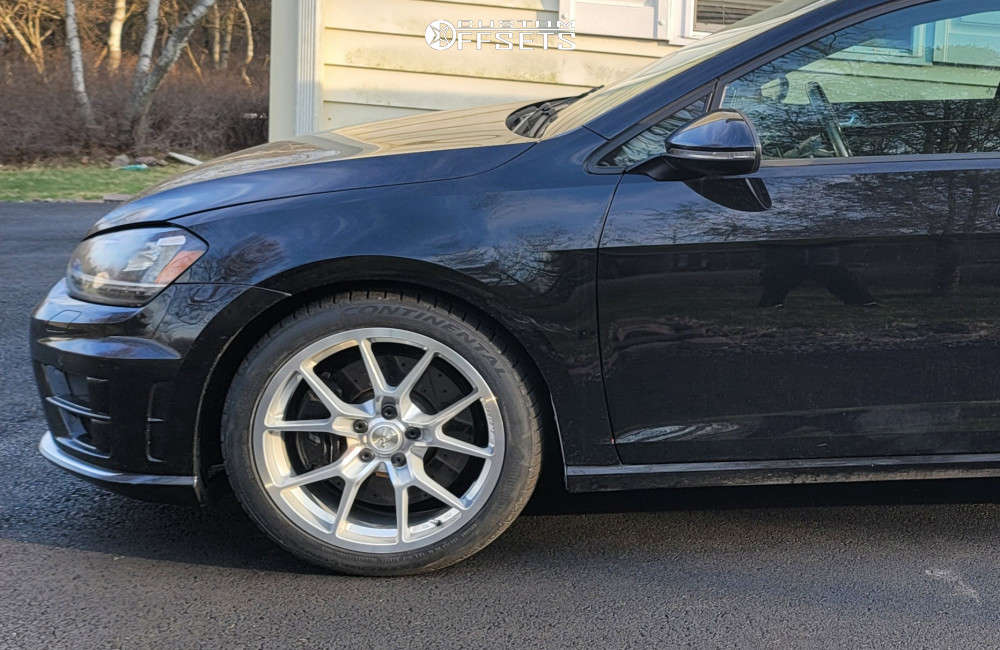 2017 Volkswagen Golf SportWagen with 18x8 45 Neuspeed Rse10 and 235 ...