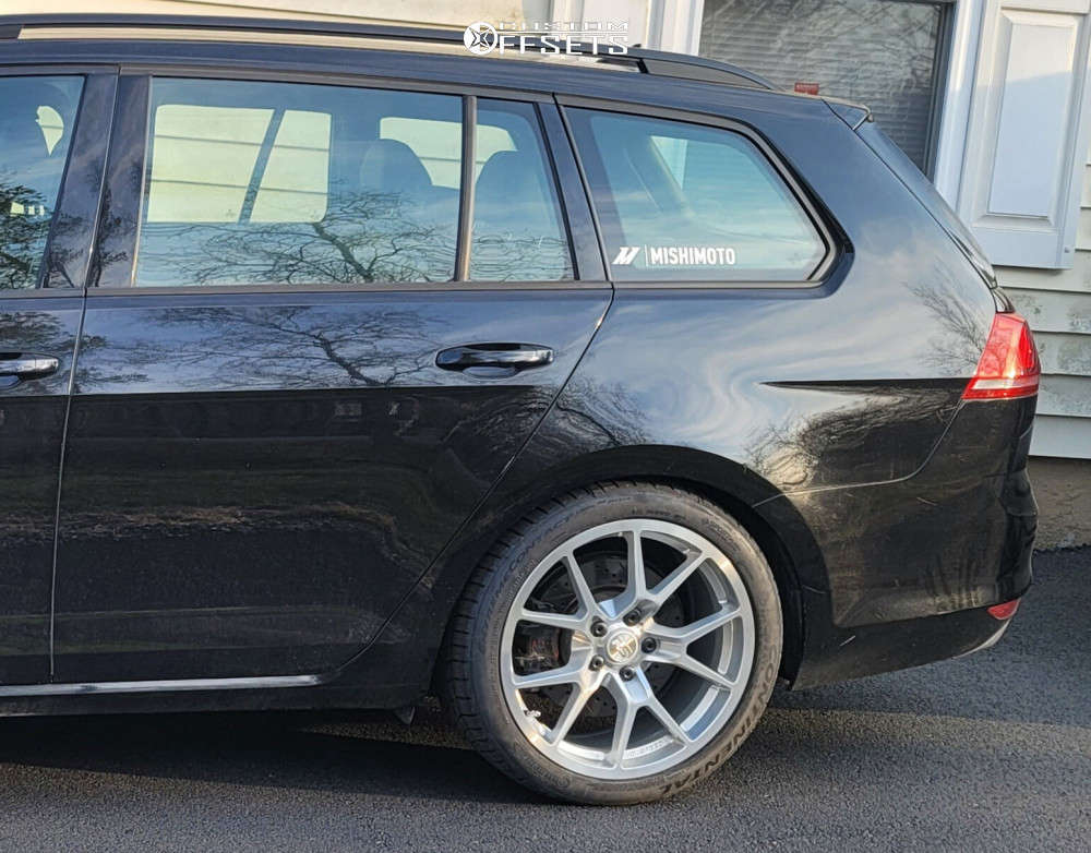 2017 Volkswagen Golf SportWagen with 18x8 45 Neuspeed Rse10 and 235 ...