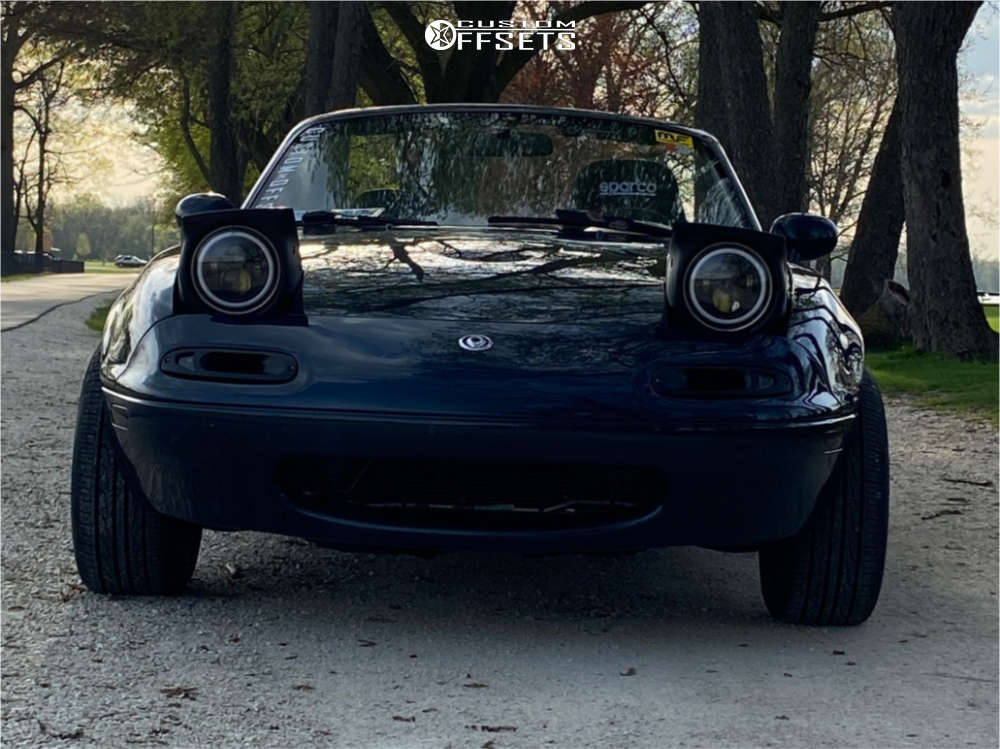 1997 Mazda Miata with 15x8 0 MST Time Attack and 205/50R15 Hankook ...