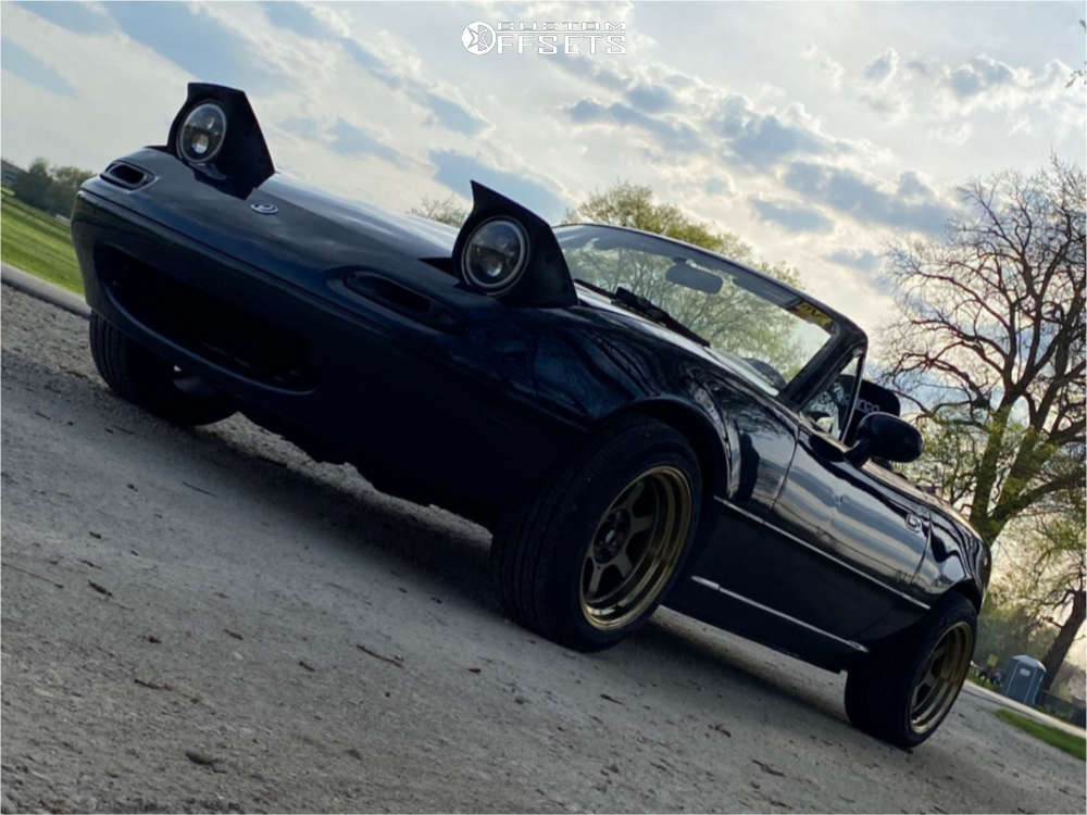 1997 Mazda Miata with 15x8 0 MST Time Attack and 205/50R15 Hankook ...