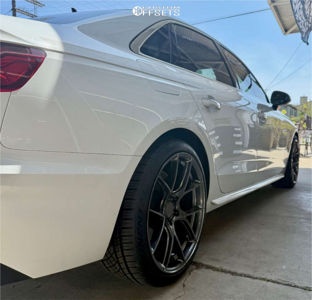 2021 Audi A4 Quattro with 19x9.5 35 Aodhan Ah11 and 255/35R19 ...