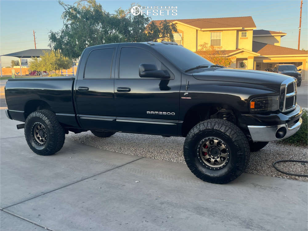 2005 Dodge Ram 2500 with 17x9 20 Raceline Avenger 2.0 and 37/12.5R17 ...