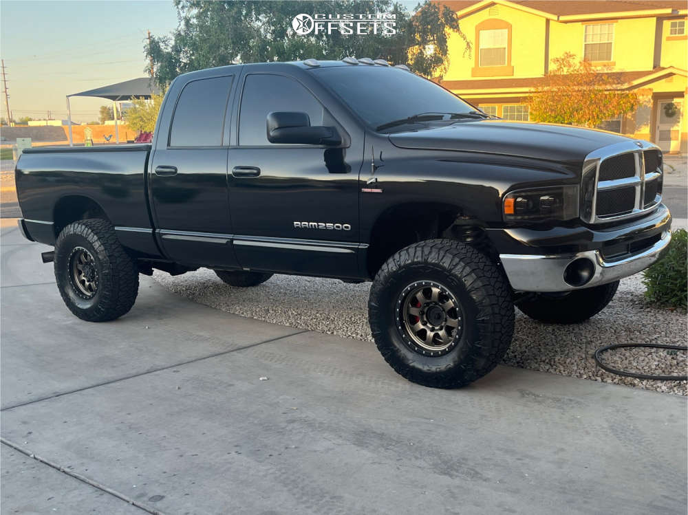 2005 Dodge Ram 2500 with 17x9 20 Raceline Avenger 2.0 and 37/12.5R17 ...