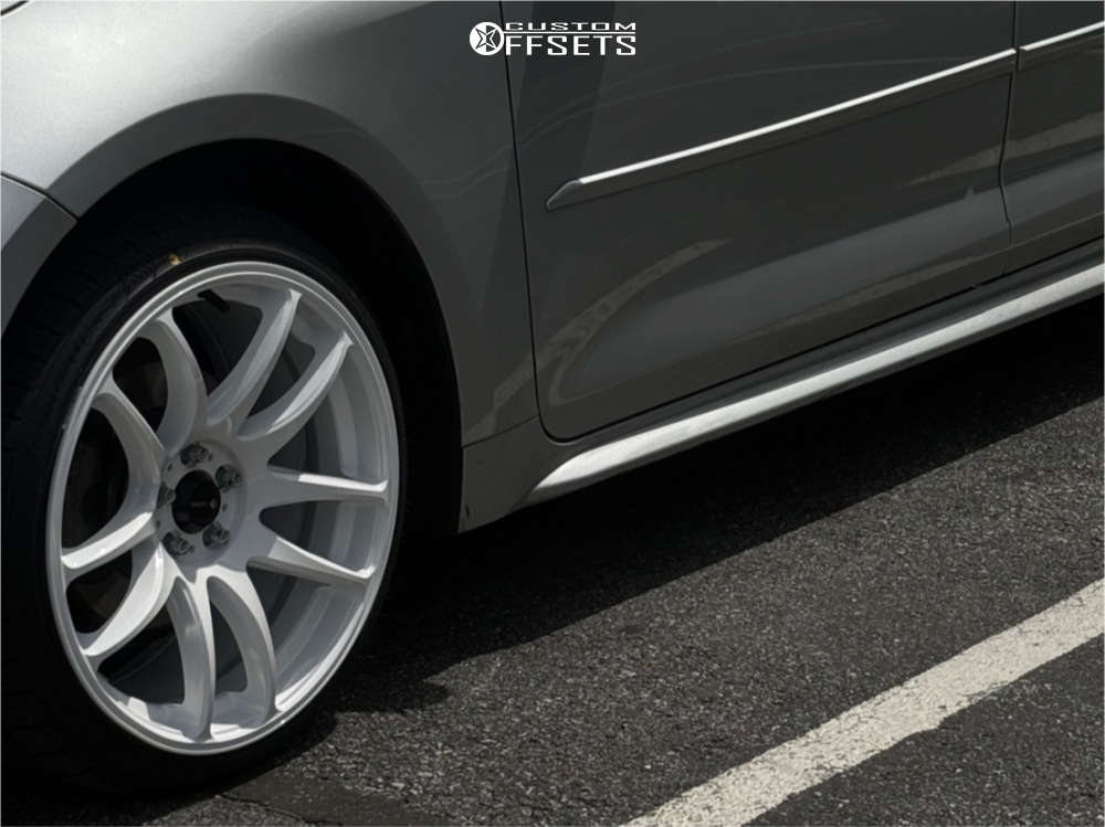 2020 Toyota Corolla with 18x8.5 35 Vors TR4 and 215/35R18 Kosic Drs-7 ...