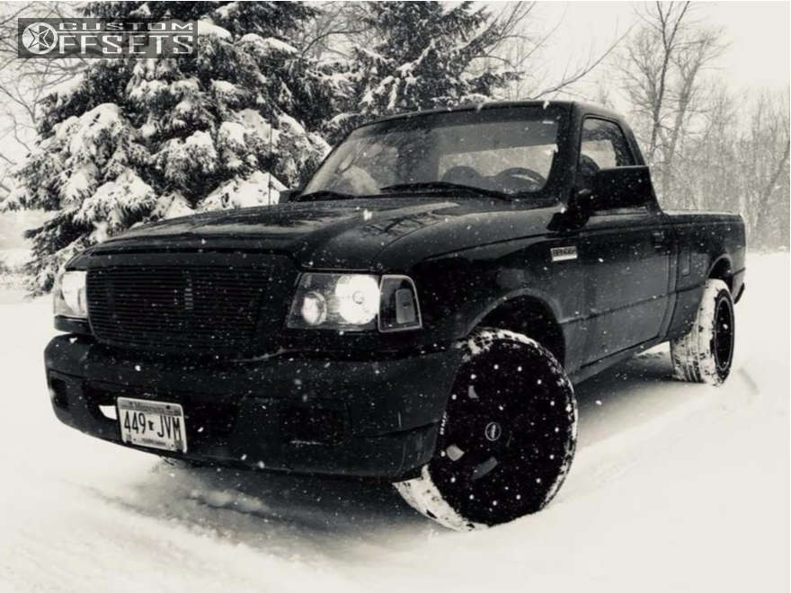 2007 Ford Ranger with 17x9 -12 BMF Novakane and 235/55R17 Goodyear ...
