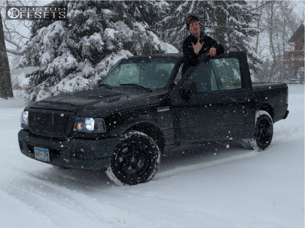 2007 Ford Ranger with 17x9 -12 BMF Novakane and 235/55R17 Goodyear ...