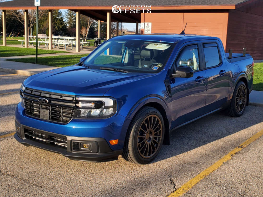 2024 Ford Maverick with 20x8.5 35 Vision Monaco and 245/45R20 Michelin ...