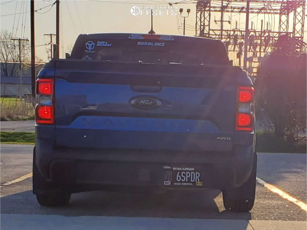 2024 Ford Maverick with 20x8.5 35 Vision Monaco and 245/45R20 Michelin ...