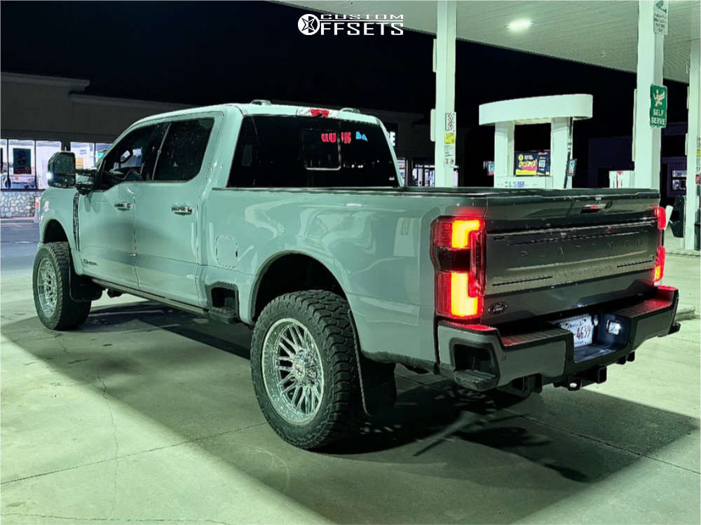 2024 Ford F-350 Super Duty with 22x10 -18 XF Offroad Xf-240 and 35/12 ...