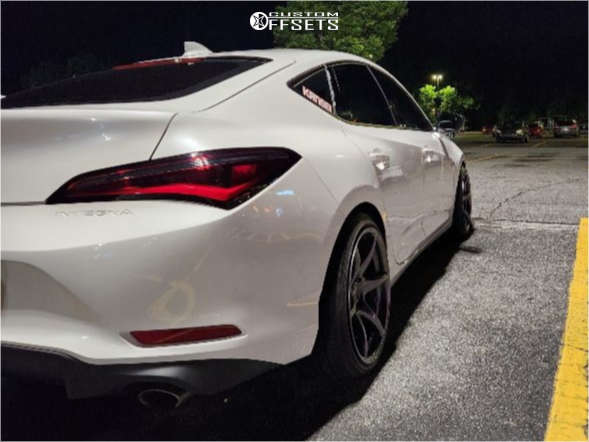 2023 Acura Integra with 18x9.5 22 Kansei Tandem and 215/40R18 ...