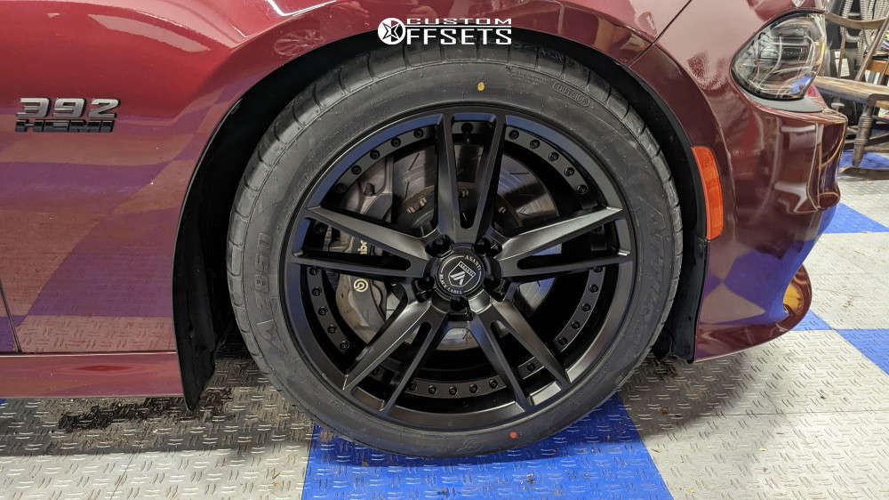 2018 Dodge Charger with 20x9 15 Asanti Black Abl-33 and 275/40R20 ...