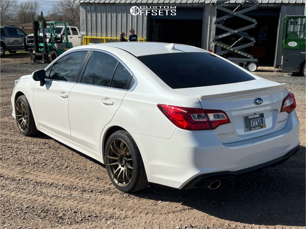 2018 Subaru Legacy with 18x8.5 33 AVID1 Av20 and 235/40R18 Toyo Tires ...