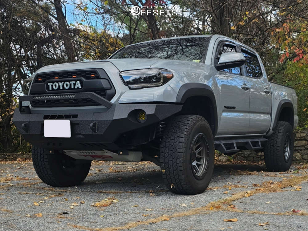 2018 Toyota Tacoma with 17x9 -12 Vision Nemesis and 285/70R17 Cooper ...