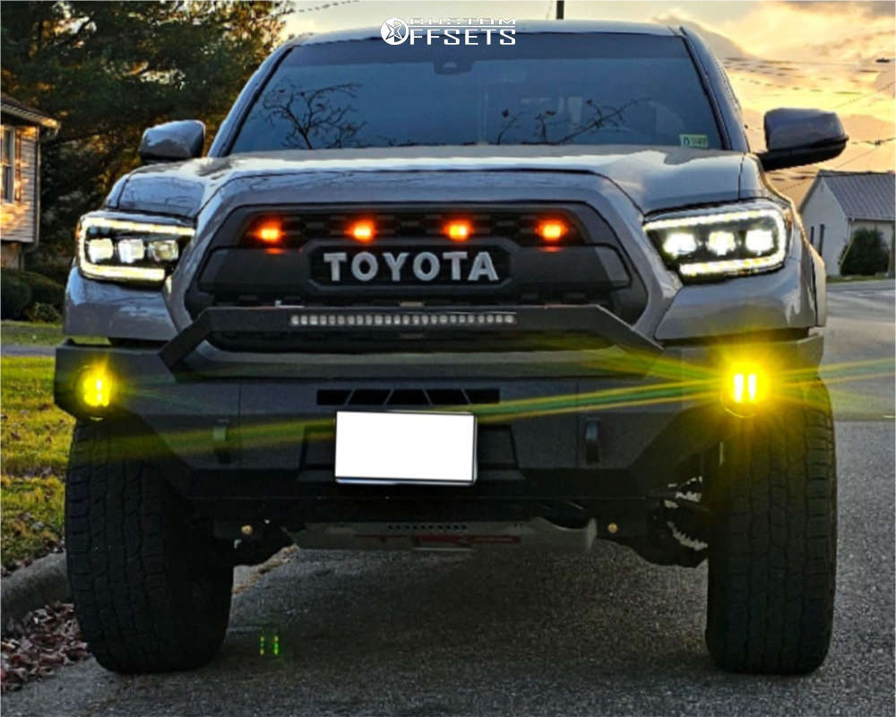 2018 Toyota Tacoma with 17x9 -12 Vision Nemesis and 285/70R17 Cooper ...