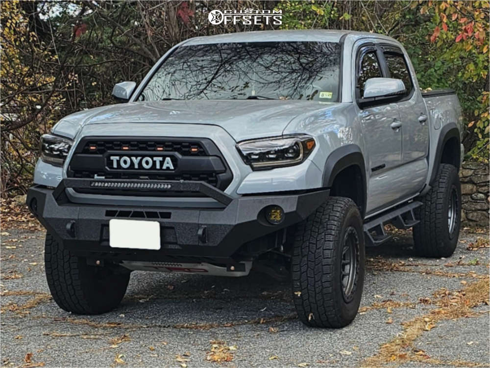 2018 Toyota Tacoma with 17x9 -12 Vision Nemesis and 285/70R17 Cooper ...