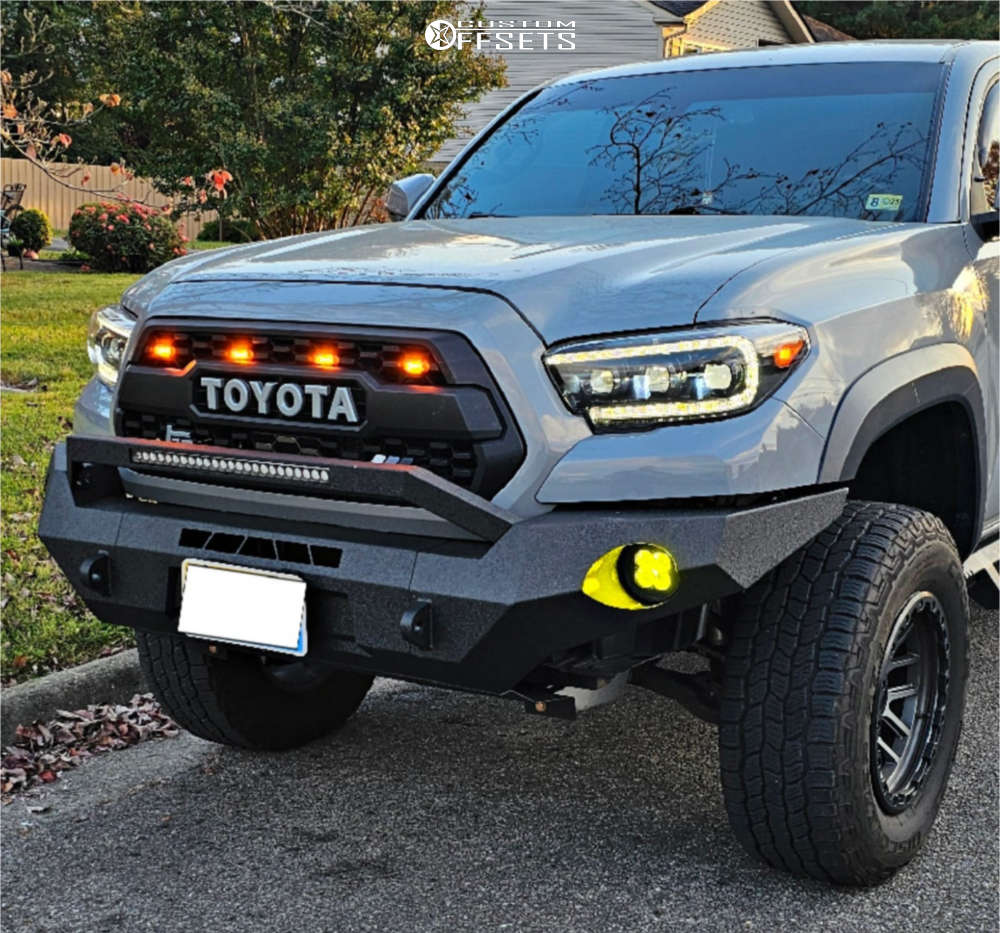 2018 Toyota Tacoma with 17x9 -12 Vision Nemesis and 285/70R17 Cooper ...