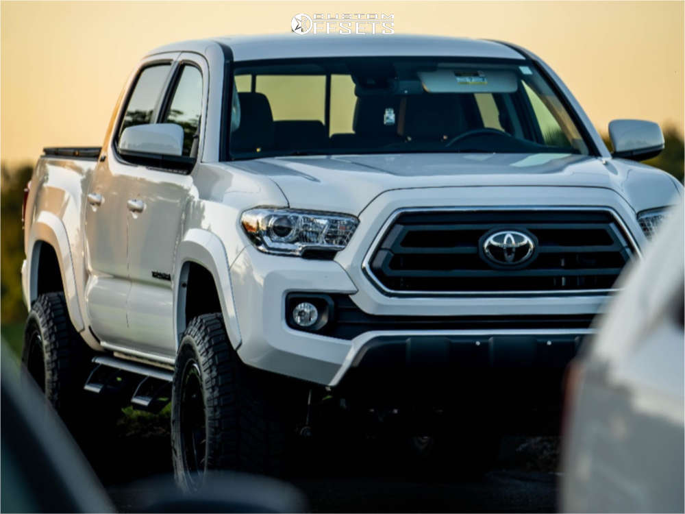 2021 Toyota Tacoma with 17x9 -12 KMC Km542 and 285/70R17 Milestar Patagonia Xt and Suspension ...