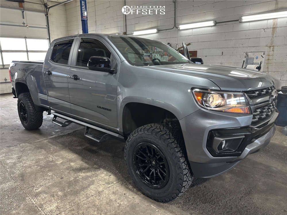 2022 Chevrolet Colorado with 18x9 1 Fuel Rebel 6 and 275/65R18 ...