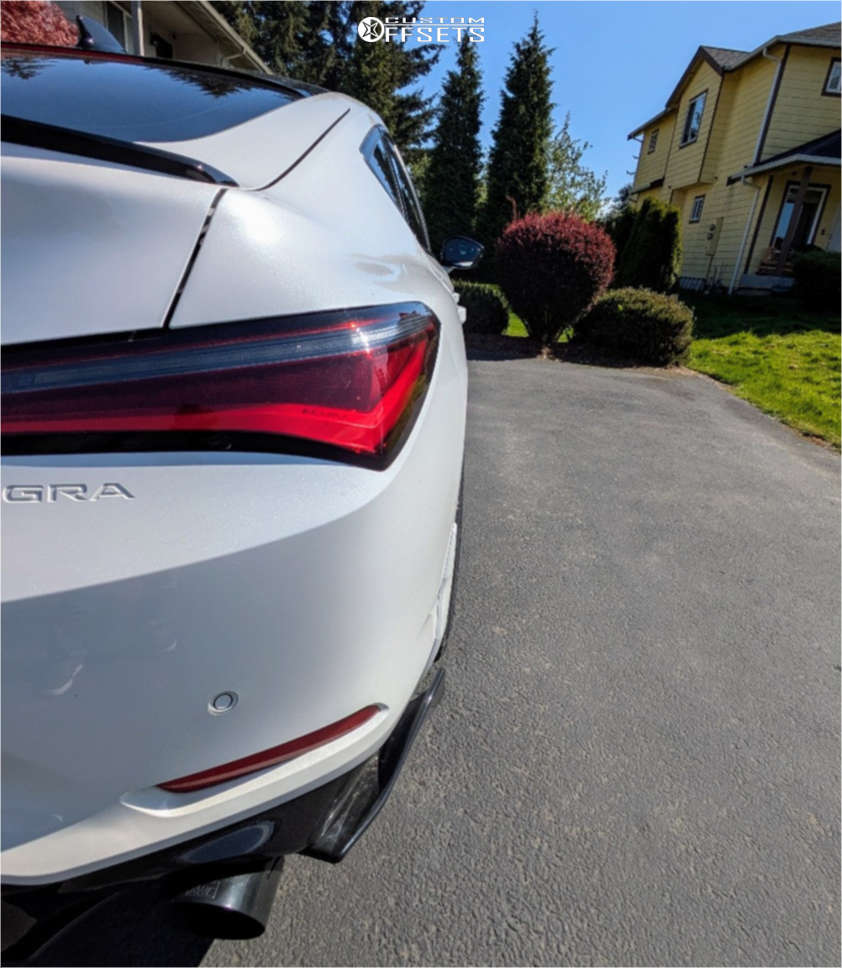 2023 Acura Integra with 18x9.5 35 AVID1 Av6 and 235/40R18 Nitto Neo Gen ...