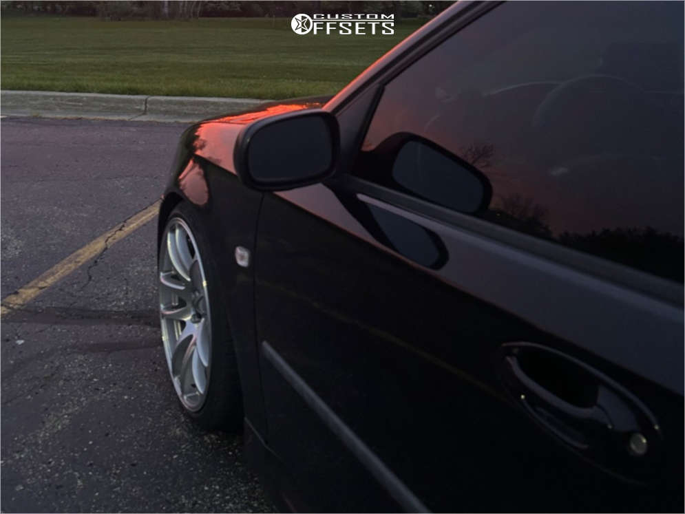 2007 Saab 9-3 with 18x8.5 35 Vors Tr4 and 215/35R18 Lexani Lxuhp-207 ...