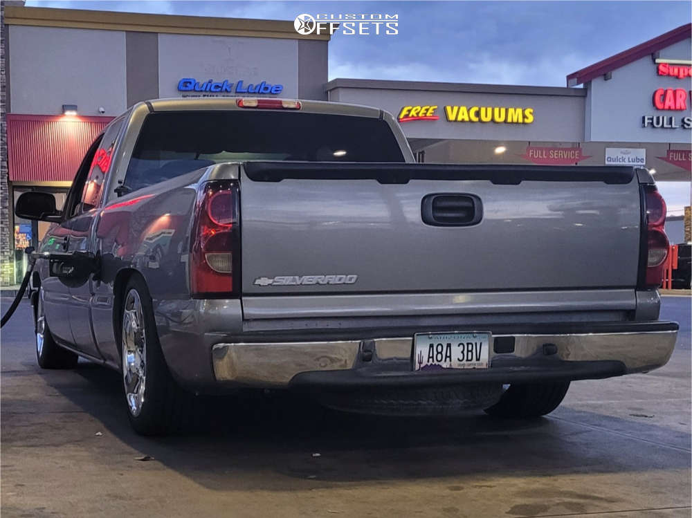 2006 Chevrolet Silverado 1500 with 20x9 27 4Play OE Wheels Cv76 and 245 ...