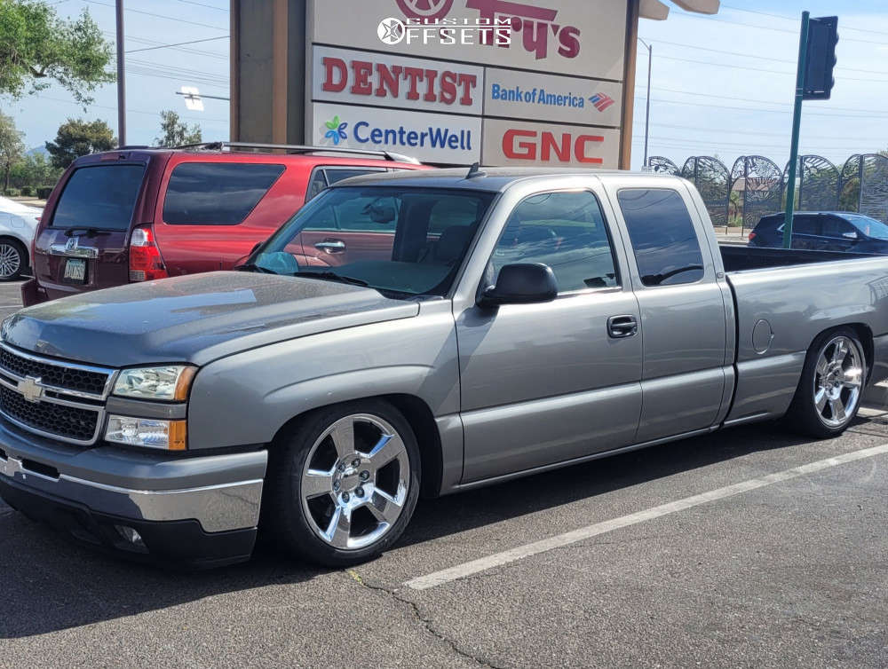 2006 Chevrolet Silverado 1500 with 20x9 27 4Play OE Wheels Cv76 and 245 ...