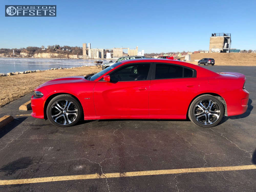2017 Dodge Charger with 20x9.5 30 2Crave and 245/45R20 General Altimax ...