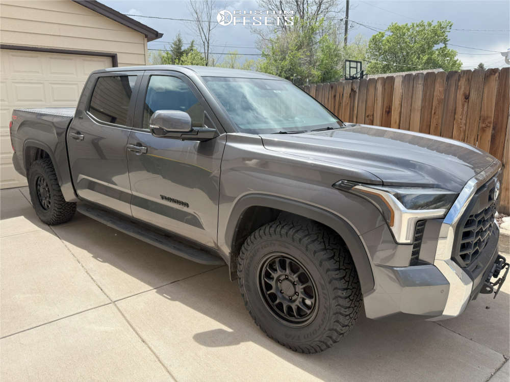 2024 Toyota Tundra with 18x8.5 35 Raceline Rogue and 285/70R18 BFGoodrich All-Terrain T/A KO3 ...