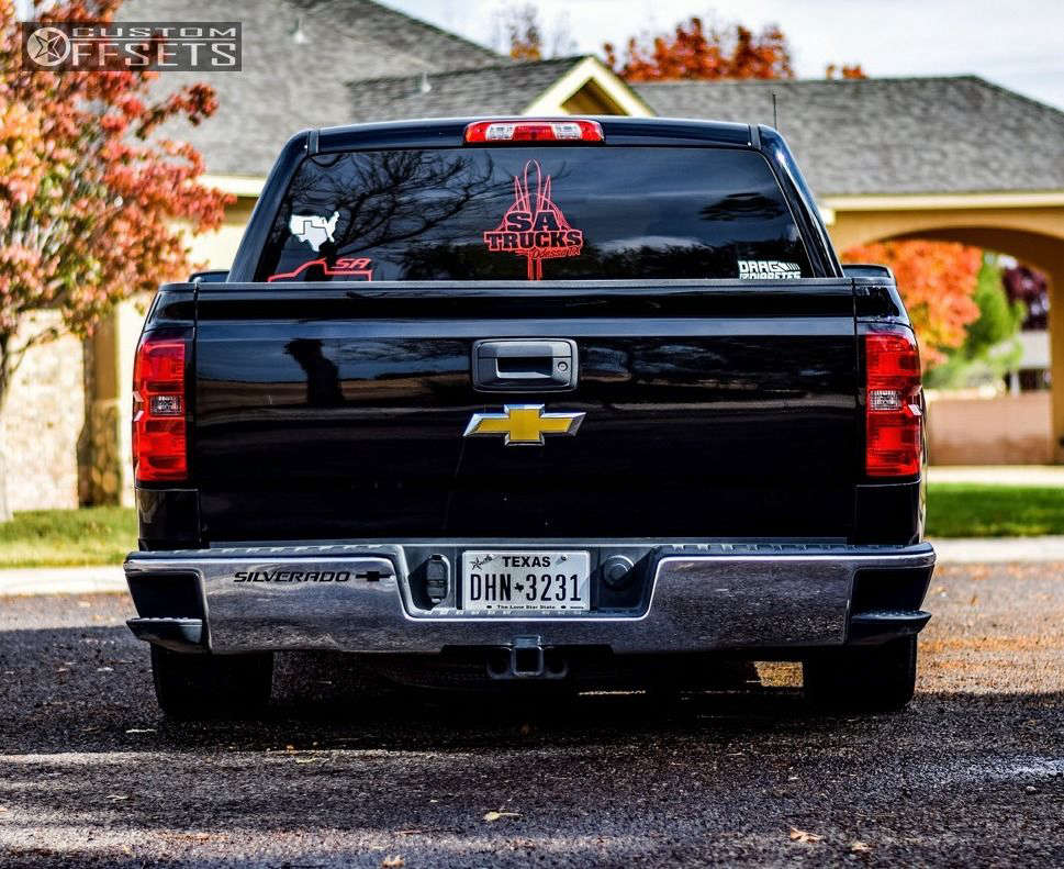 2014 Chevrolet Silverado 1500 with 20x8.5 31 Replica G04 and 275/45R20 ...