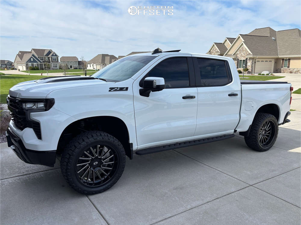 2023 Chevrolet Silverado 1500 with 22x10 -19 Vision Rapier and 33/12 ...